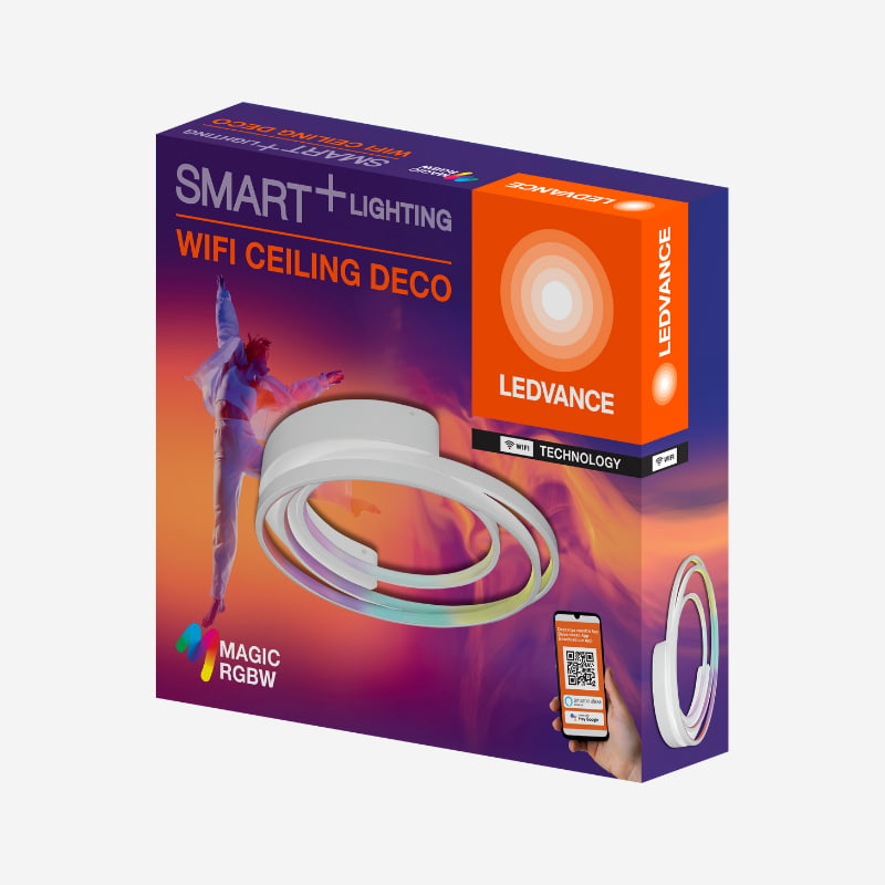 Luminaria Led Inteligente Ceiling de Superficie SMART+ - Domotec